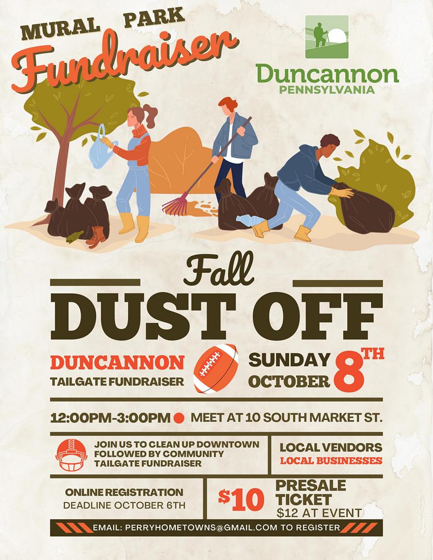 Fall 2023 Dust Off Duncannon | Duncannon Appalachian Trail Community